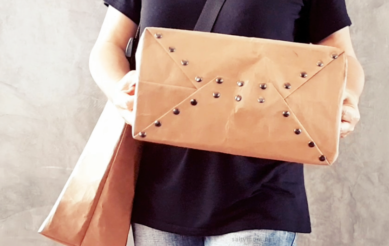 DIY Brown Paper Bag Handbag | Salty*mom