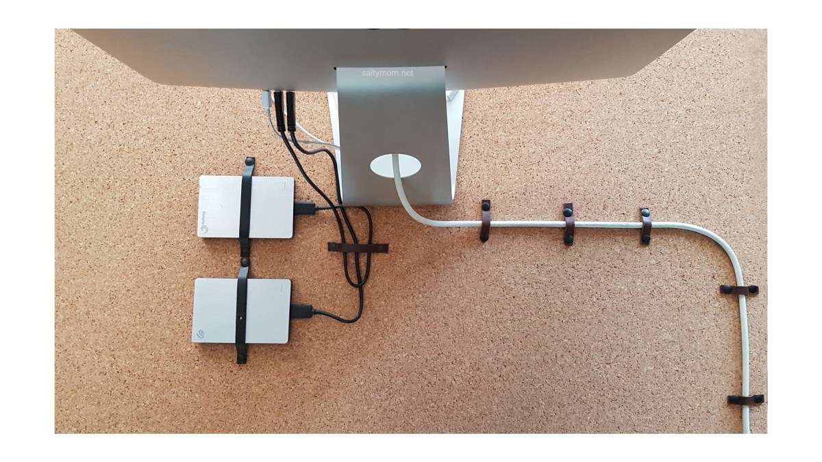 Diy Cork Sewing Table with Wire Organizer | Salty*mom