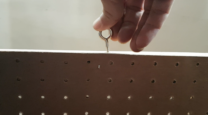 DIY Pegboard with Spool Holders and all the things :) | Salty*mom