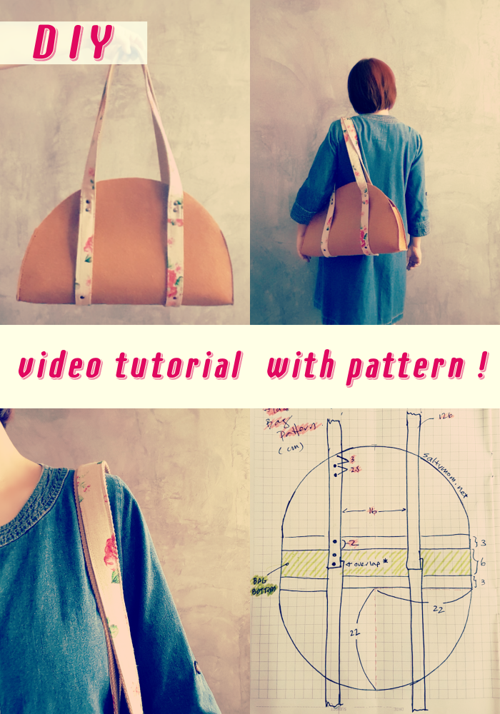 DIY Half Moon Bag | Salty*mom