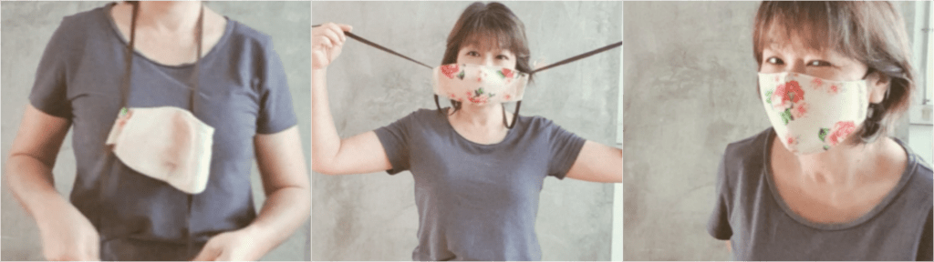 DIY a String Tie Face Mask, a little hack | Salty*mom